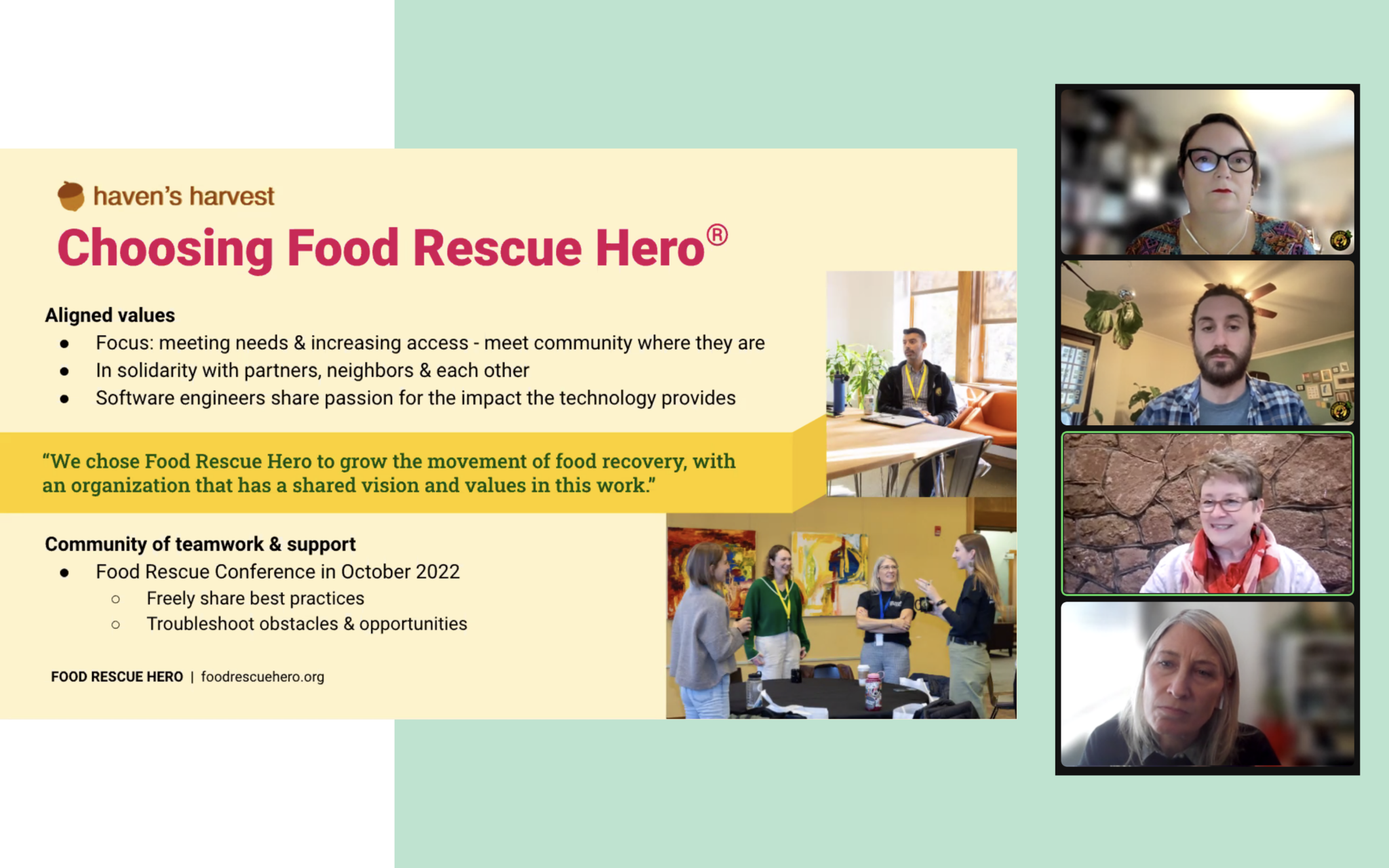 Webinars – Food Rescue Hero